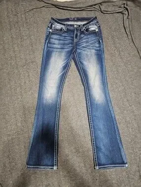 Miss Me | Jeans | Miss Me Midrise Bootcut Wings Jeans 28 | Poshmark
